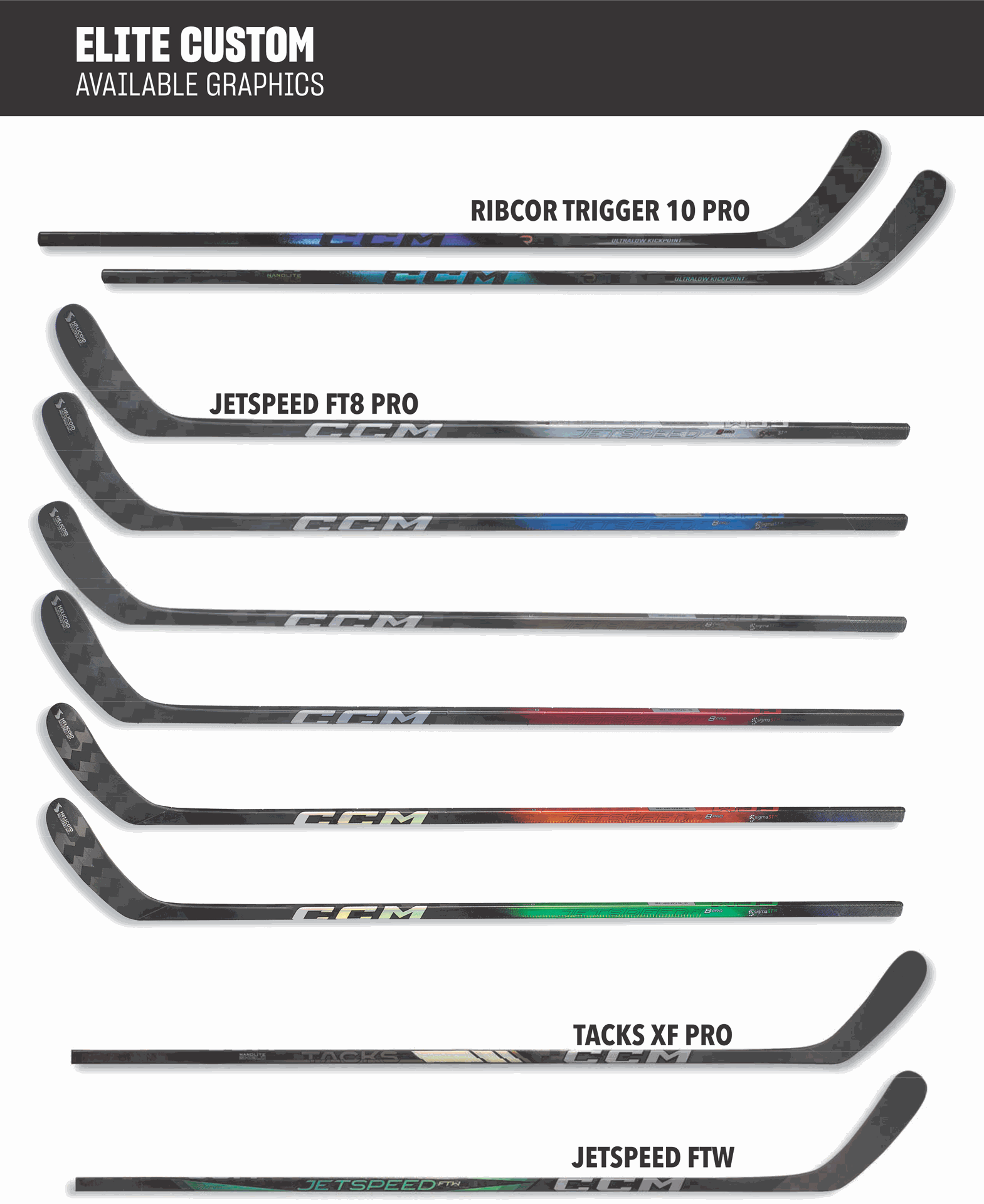 CCM Full Custom Sticks | RG Source for Hockey